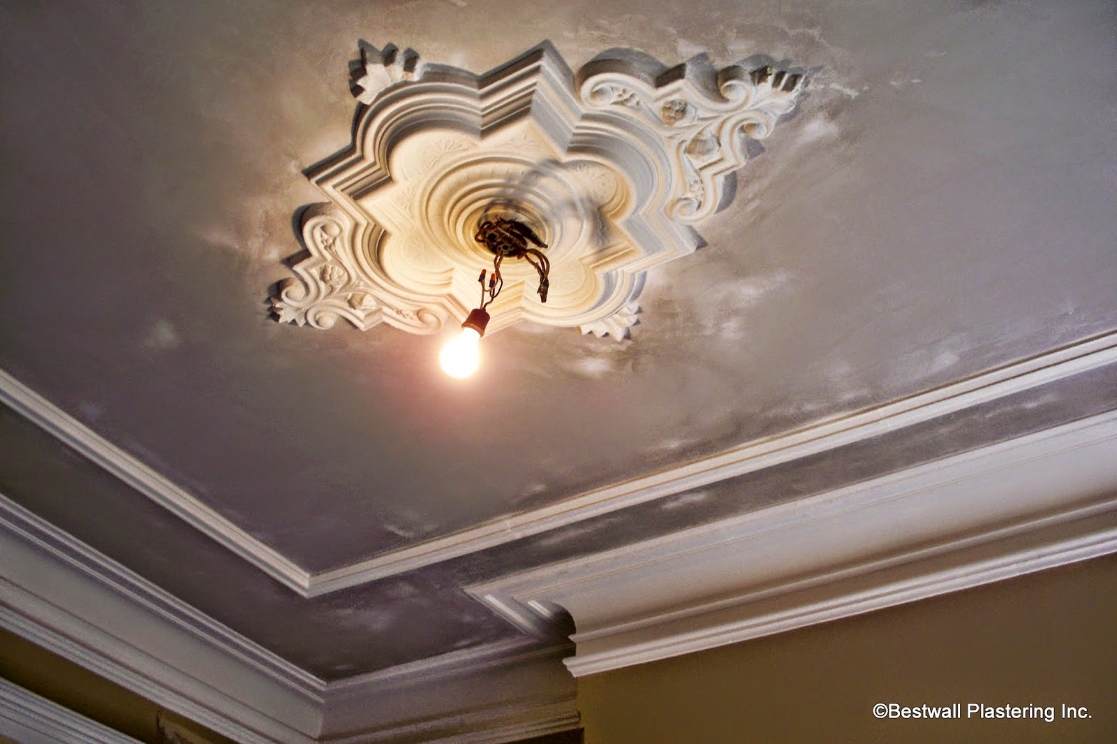 What you need to know about plastering: Damaged Plaster ceiling with ...