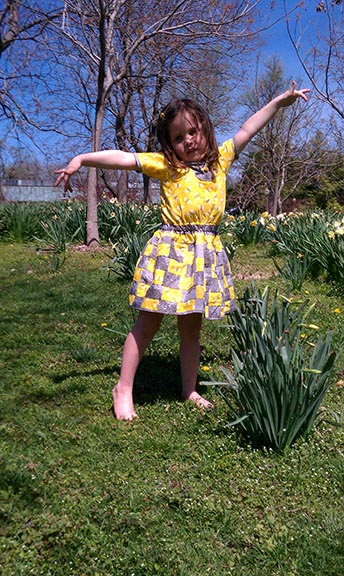 Bloom & Belle: The Honeycomb Dress ...and the art of improvisation