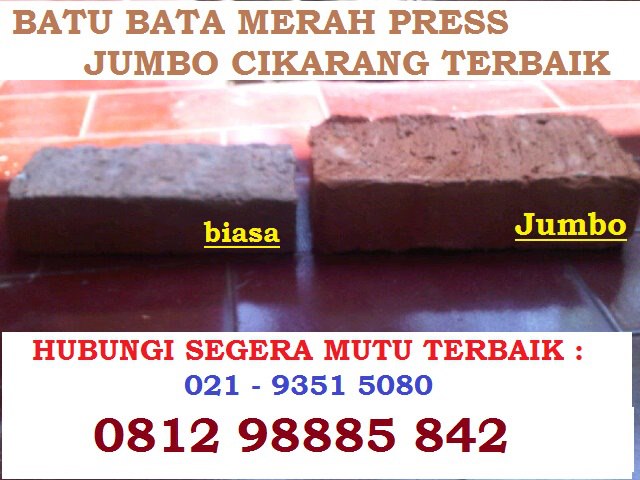 Batu Bata Merah Jumbo Press: Batu Bata Merah JUMBO Press