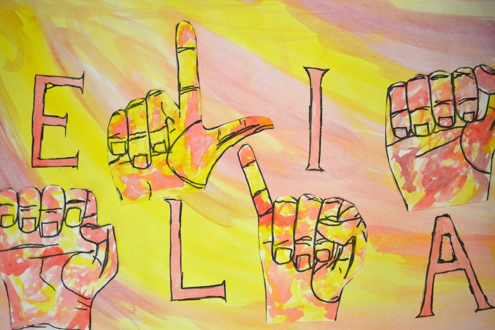 House of Jacksons: Continuous Contour Sign Language Hands