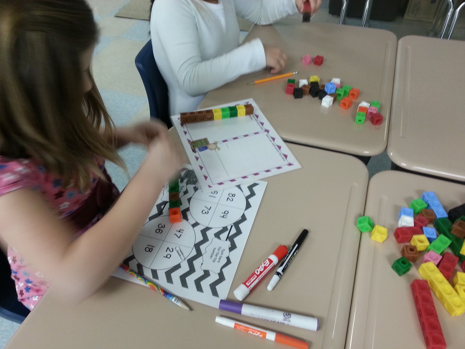 Double Digit Subtraction Centers