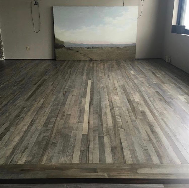 from Gardners 2 Bergers: DIY Driftwood Gray Maple Hardwoods