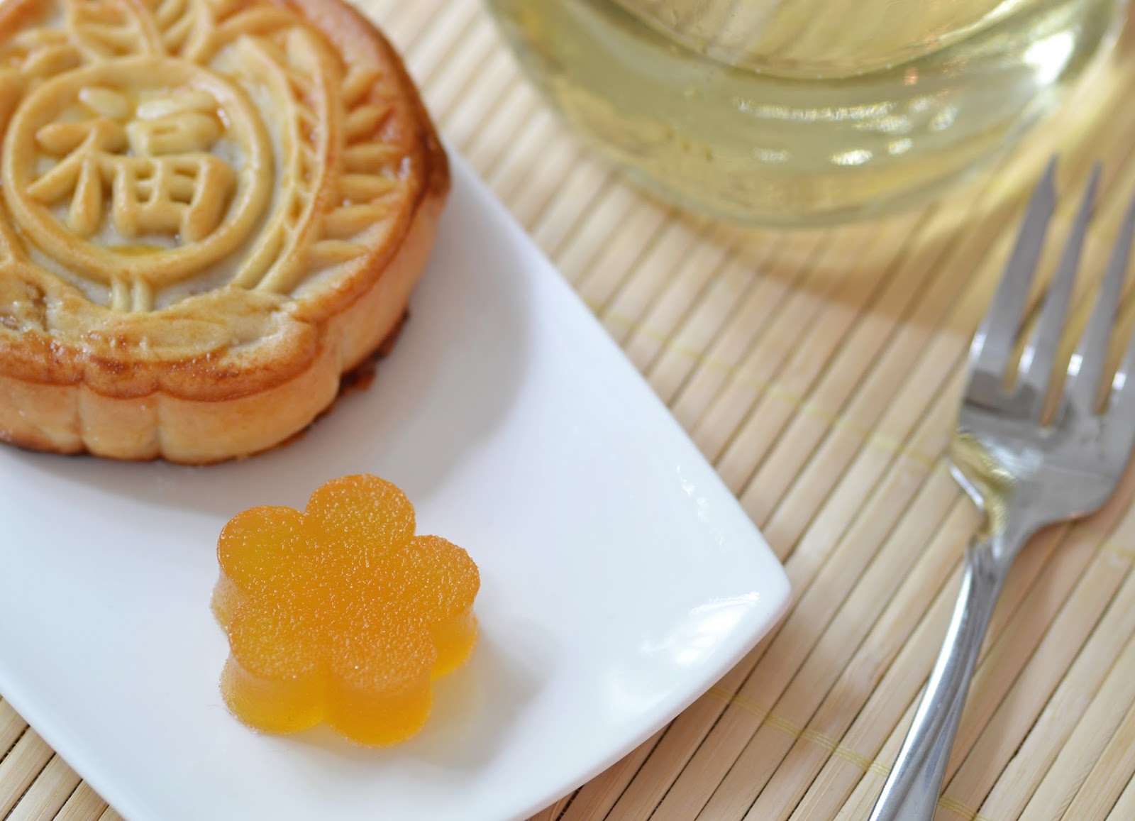Lotus Paste & Peach Candy Mooncakes | Building Buttercream