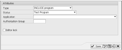 ABAP : ABAP – Include Programs