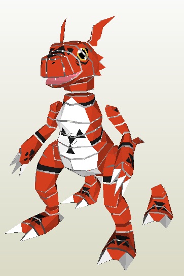 Our World: Papercraft Digimon