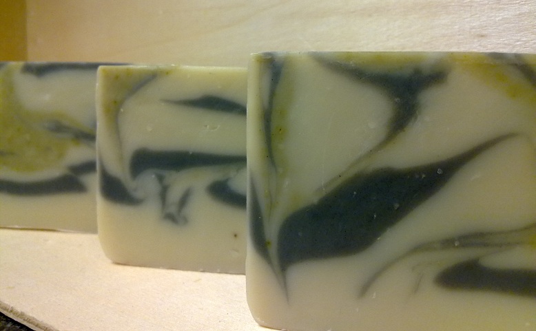 Safari Soap: Menthol Crystals into a soap