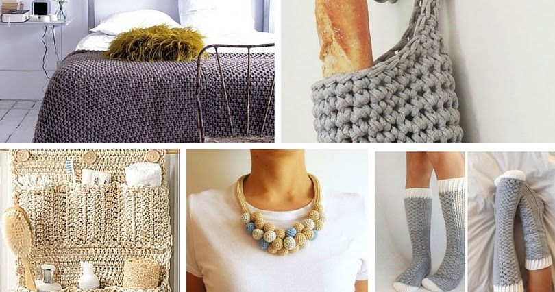 Hogar diez: 10 cosas que puedes hacer con crochet