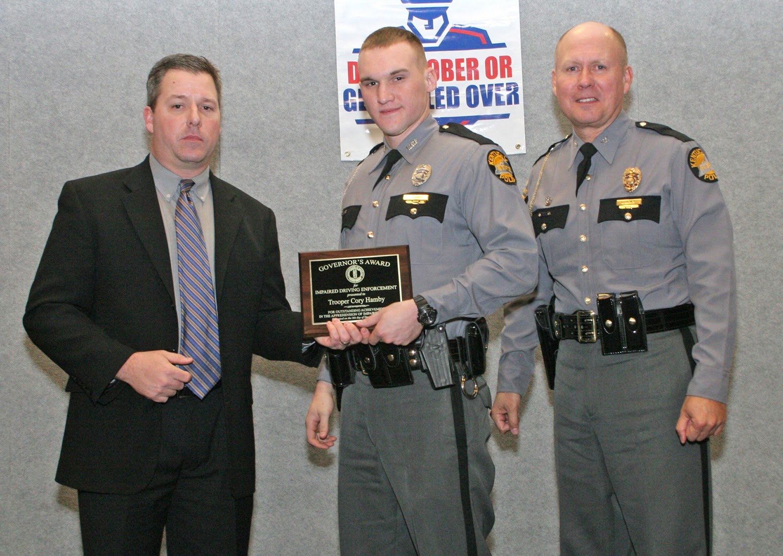 The Press Online: Trooper, a Marion native, honored for DUI stops