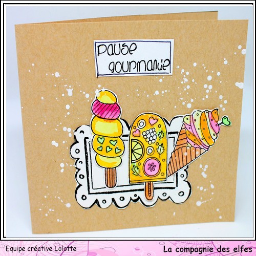 scraplolotte: Duo de cartes "pause gourmande"#laciedeselfes#dt#kitaoût