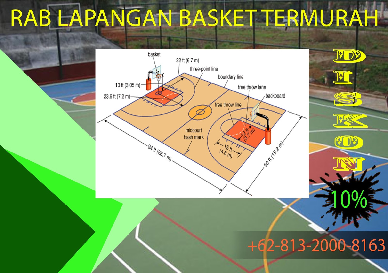Anggaran Biaya Lapangan Basket