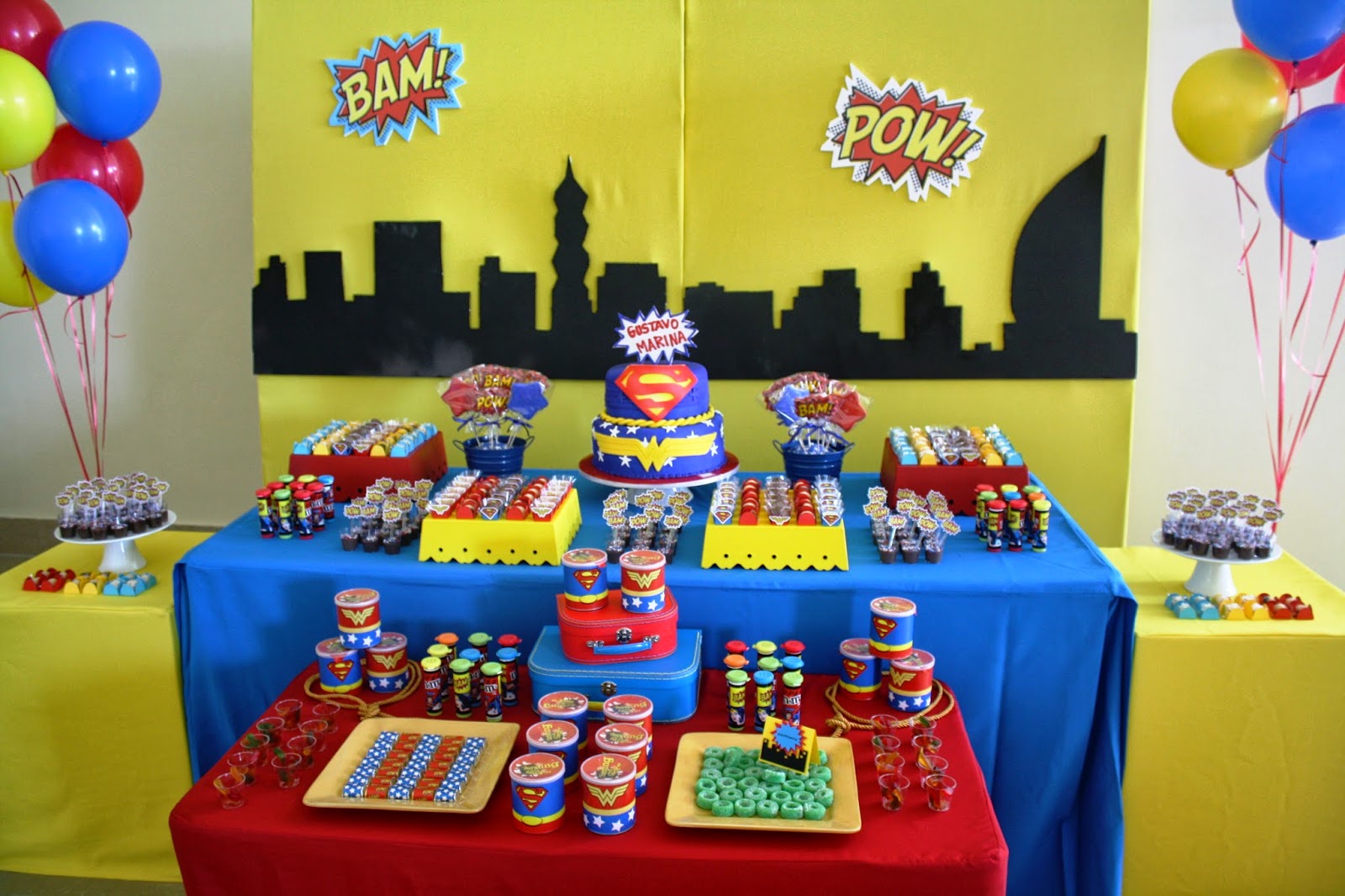 Acuarela: Festa Super Herois (Festa Super Heroes)
