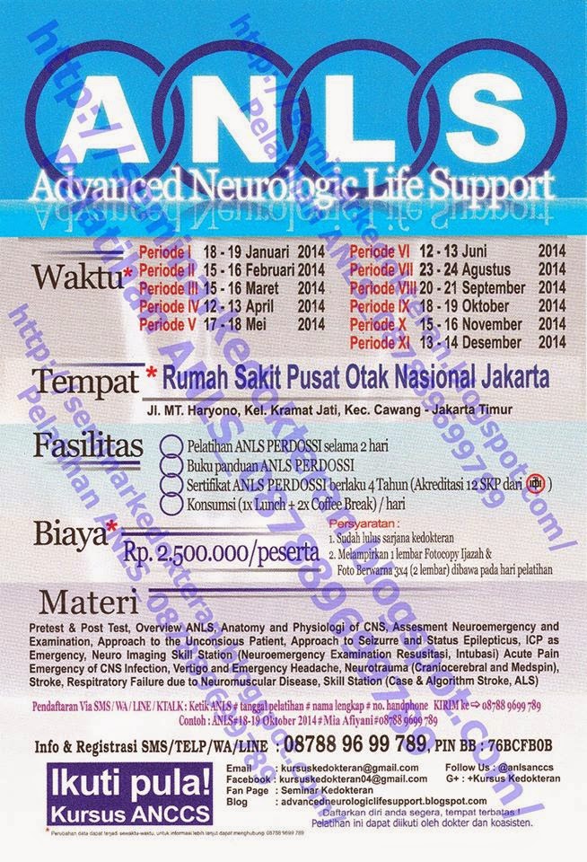 Dokter Nida: Pelatihan ANLS (Advanced Neurology Life Support)