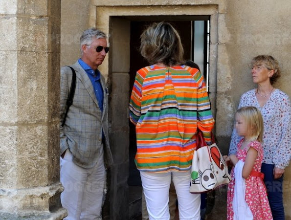 Belgian Royal Family visit the Royal Monastery of Brou