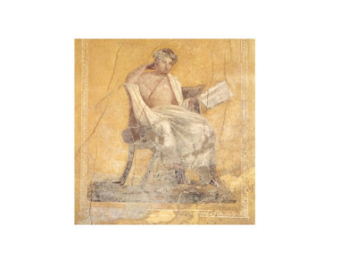 Art History: Seated portrait of the Greek poet Menander