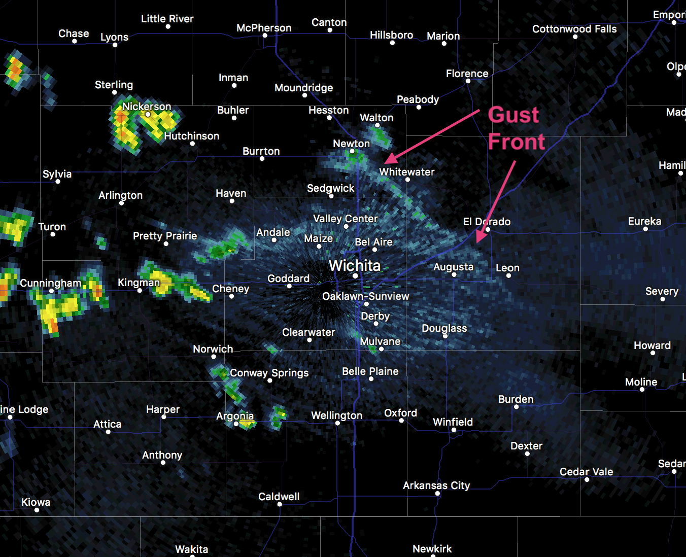MSE Creative Consulting Blog: A "Gust Front" Kills Again