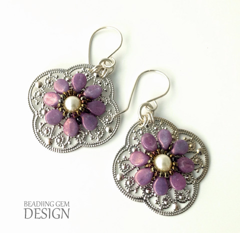 4 Pip Beaded Earrings Tutorials to Try! / The Beading Gem