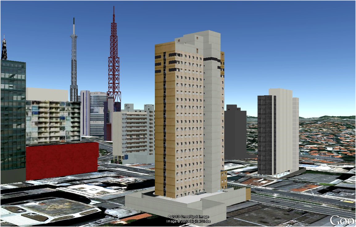 CIDADE 3D: Cristal Tower, Hotel Formule, Edificio Anchieta
