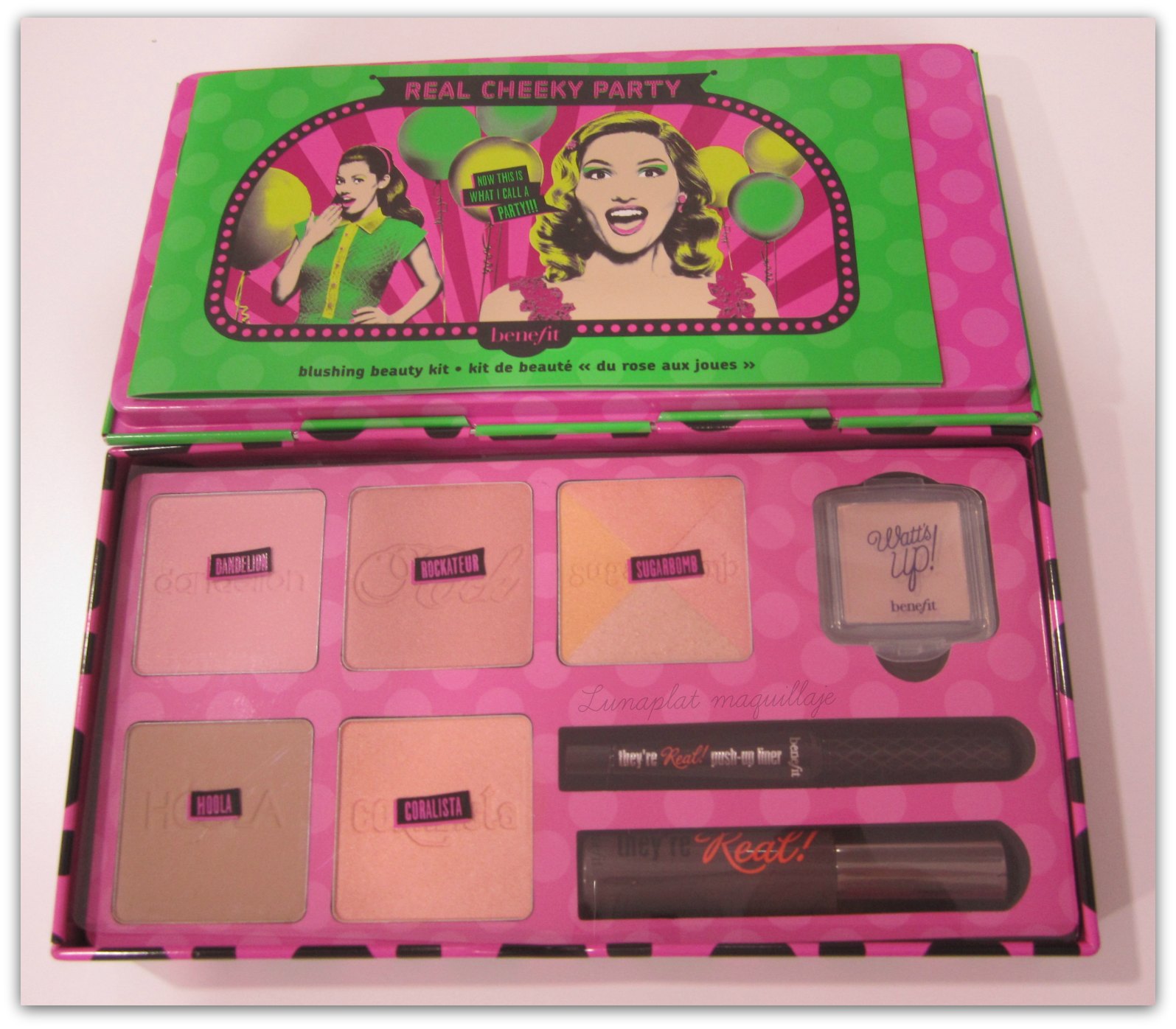 Lunaplat maquillaje: KIT COLORETES REAL CHEEKY PARTY BENEFIT