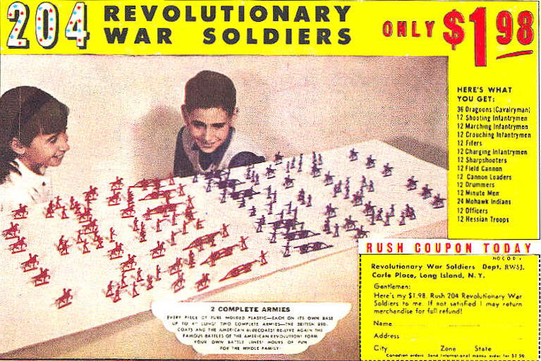 Doug's Soldiers: Comic Book Toy Soldiers: Lucky Toys 204 Revolutionary ...