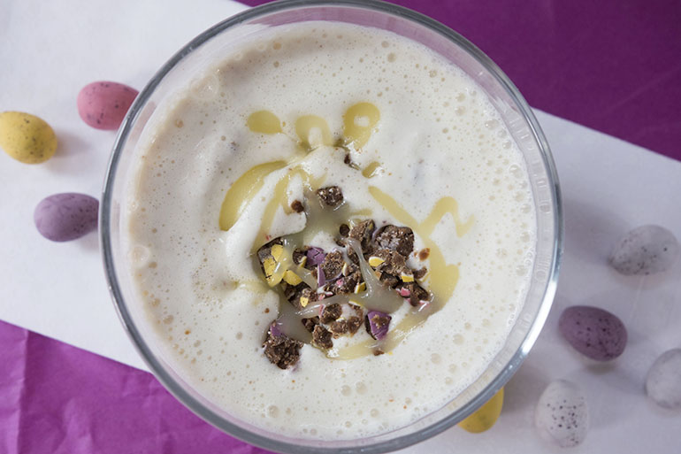 Caramel Mini Egg Sundae | A Simple Blender Recipe