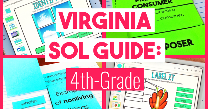 A Guide to MASTER 4th Grade Science SOLs | Glitter in Third