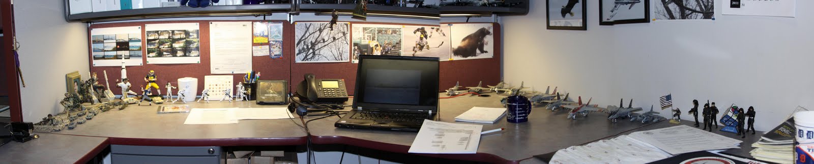 Michigan Exposures: A Panoramic View of My Desk