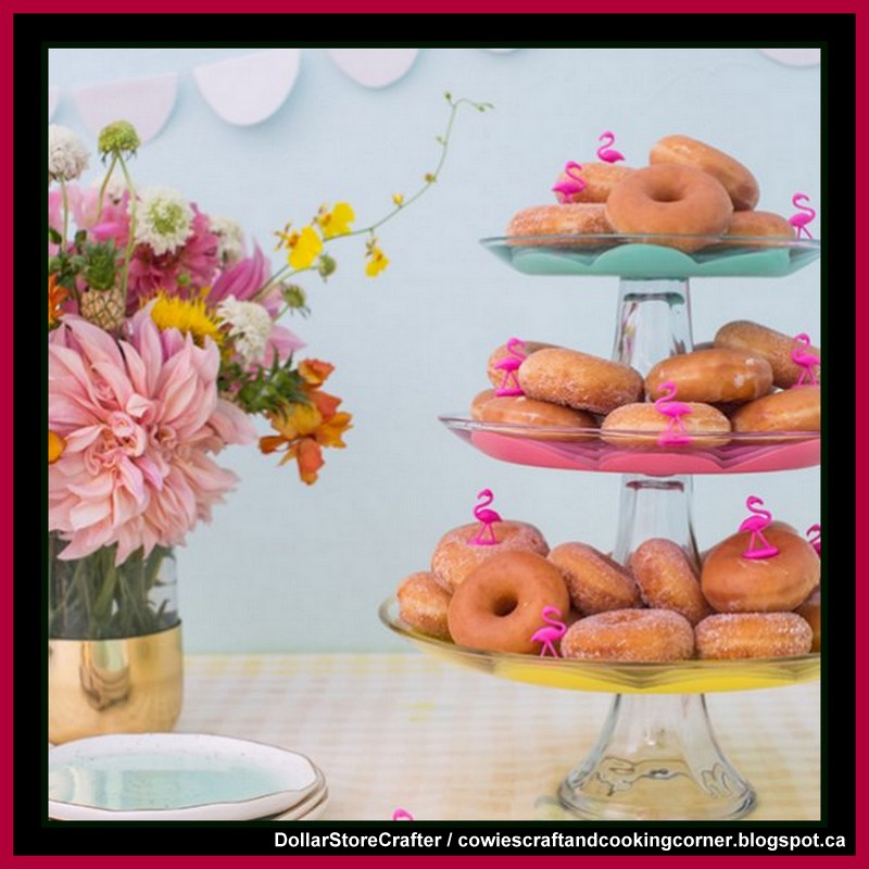 Dollar Store Crafter: DIY Doughnut / Cake Stand ~ Dollar Tree Hacks