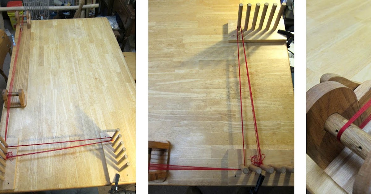 of Warp and Weft: Warping my warp-weighted tablet weaving loom