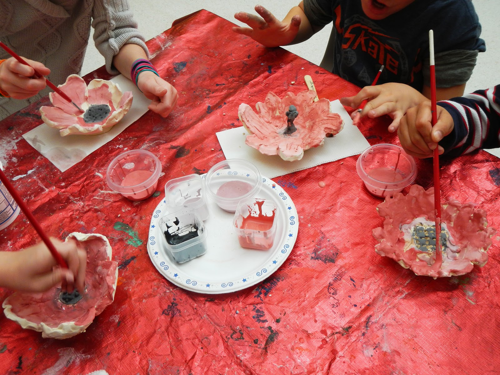 that artist woman: Clay Poppies