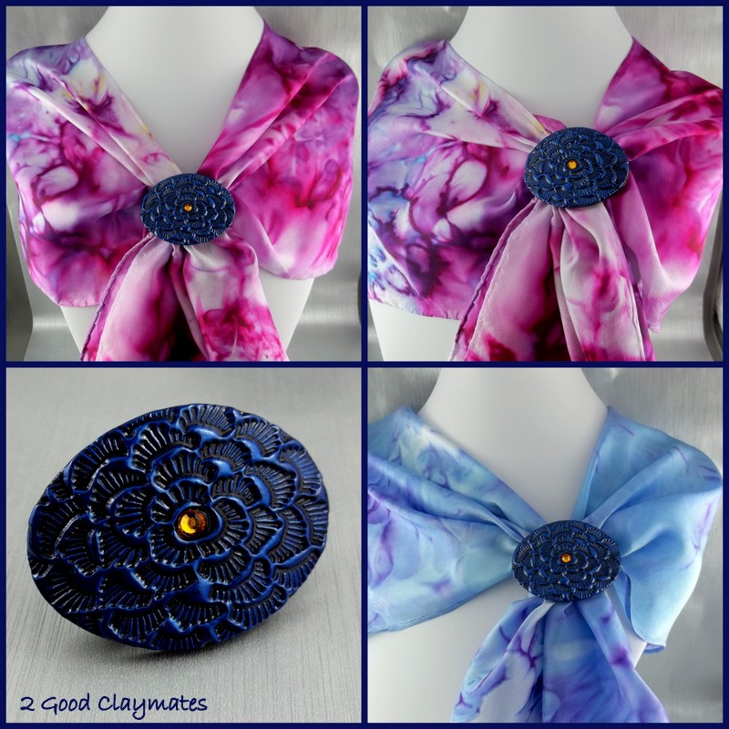 2 Good Claymates: More Scarf Pins