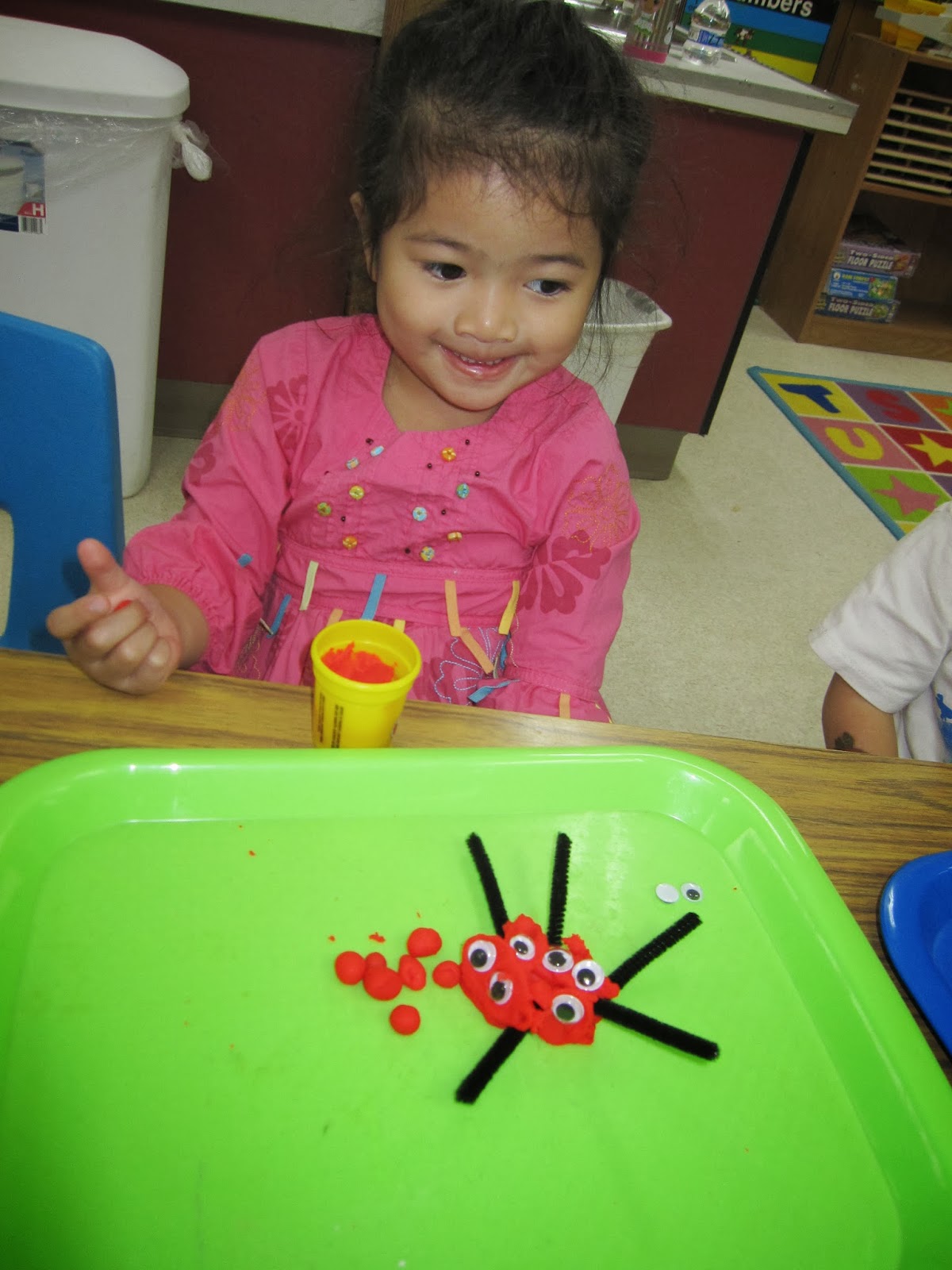 Preschool For Rookies: Playdough Science Spiders