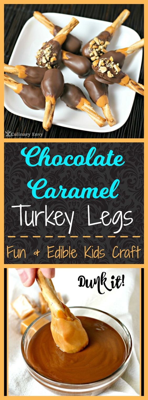 top recipes: CHOCOLATE CARAMEL TURKEY LEGS