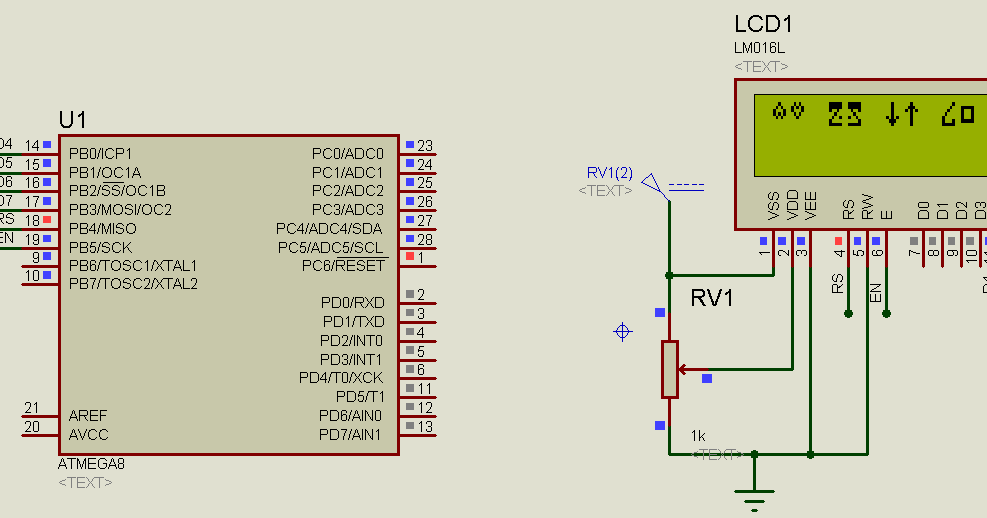 Code Bloges Display Custom Character On 16x2 Lcd To Avr Microcontroller Atmega 8 