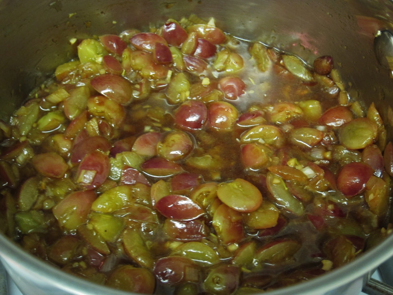 The Vegan Chronicle: Roasted Pork with Agave Grape Sauce