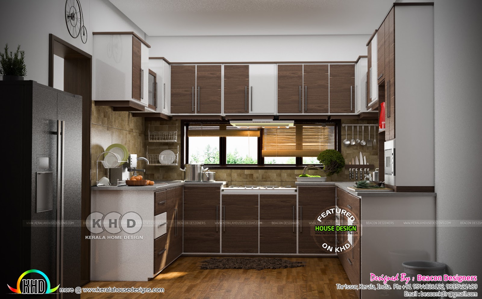 Kitchen Home Interior Design Kerala / Traditional Classic Kitchen ...