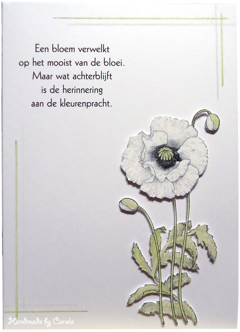 Condoleance Tekst Kaart | Kaart