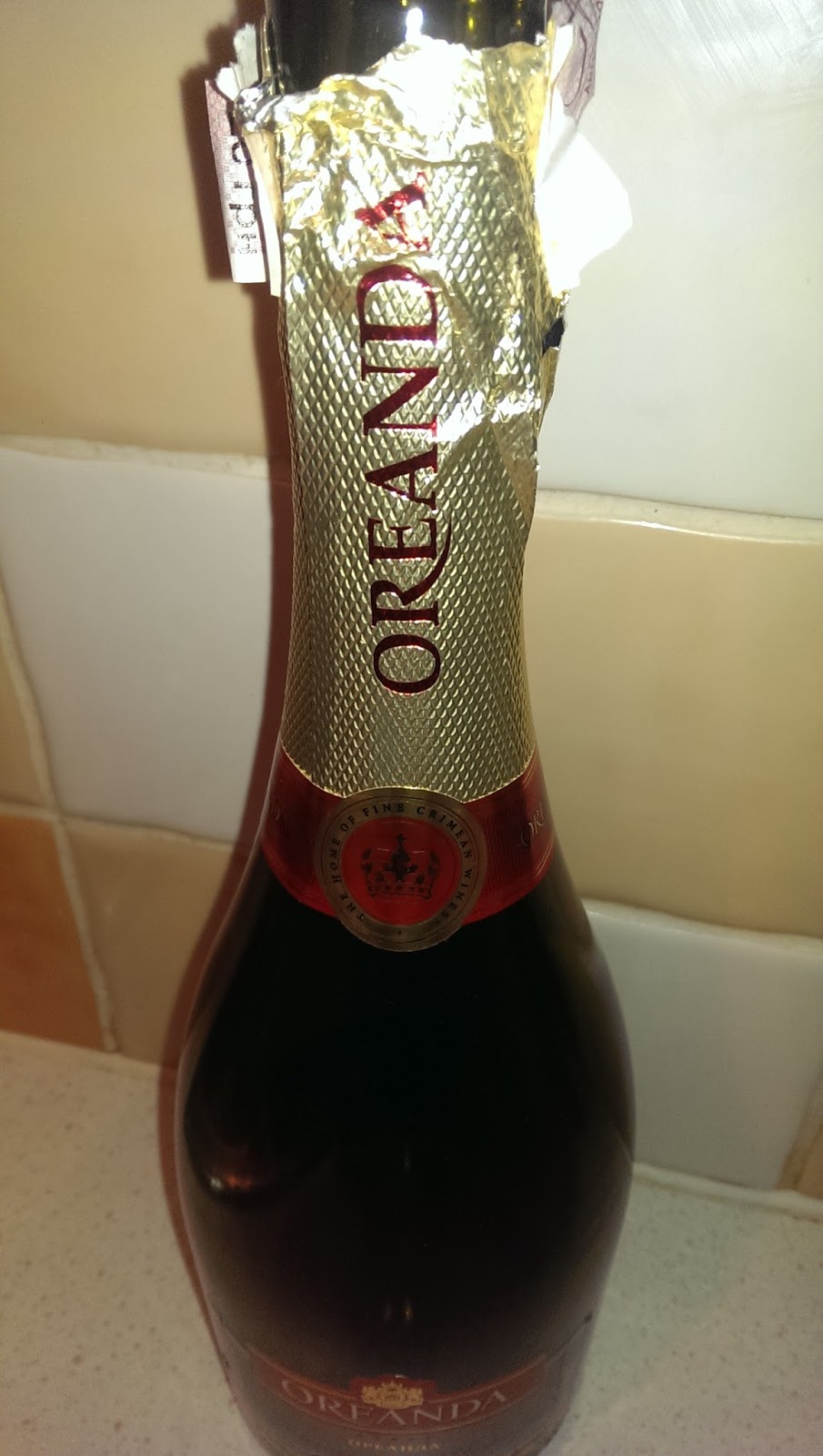 The Cambridge Wine Blogger: Oreanda Brut NV - Ukraine