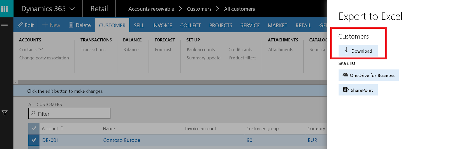 How To Export Data From Dynamics 365 To Excel