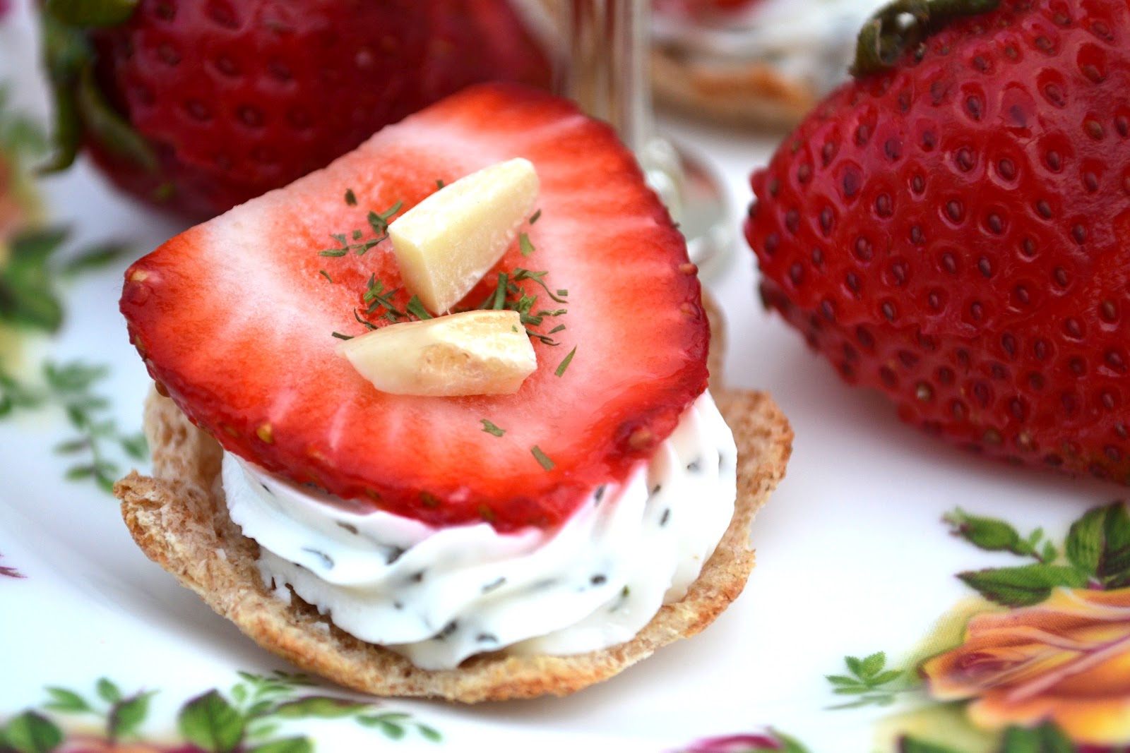 Sweetology: Herbed Strawberry Tea Sandwiches! ~ Happy Tea Party Tuesday