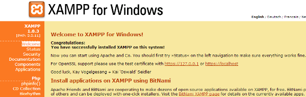 Setting a Local Web Server on Windows, Mac and Linux - | GeekyHarsha.in
