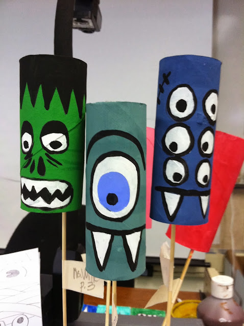 Mrs. Wille's Art Room: Toilet paper roll monsters