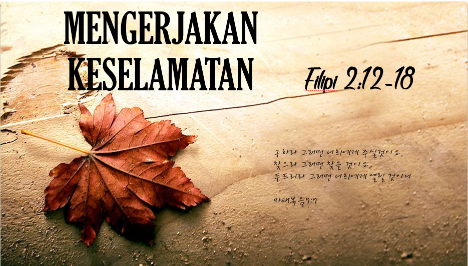 MENGERJAKAN KESELAMATAN KITA ~ Catatan Davekiasy