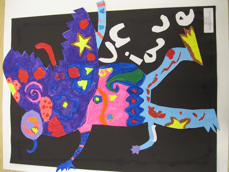 The Art Room at The Falcon Academy of Creative Arts: 3rd grade art