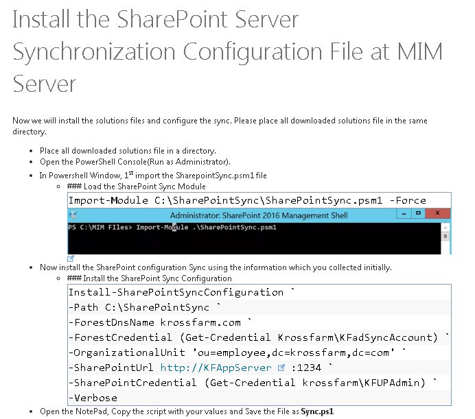 .: Microsoft Identity Manager for SharePoint 2016 Profile ...