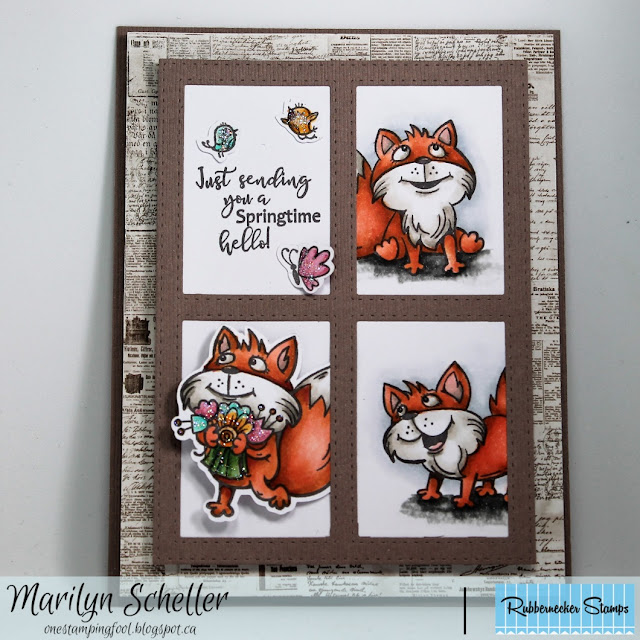 One Stamping Fool: What Does the Fox Say? - Rubbernecker Stamps