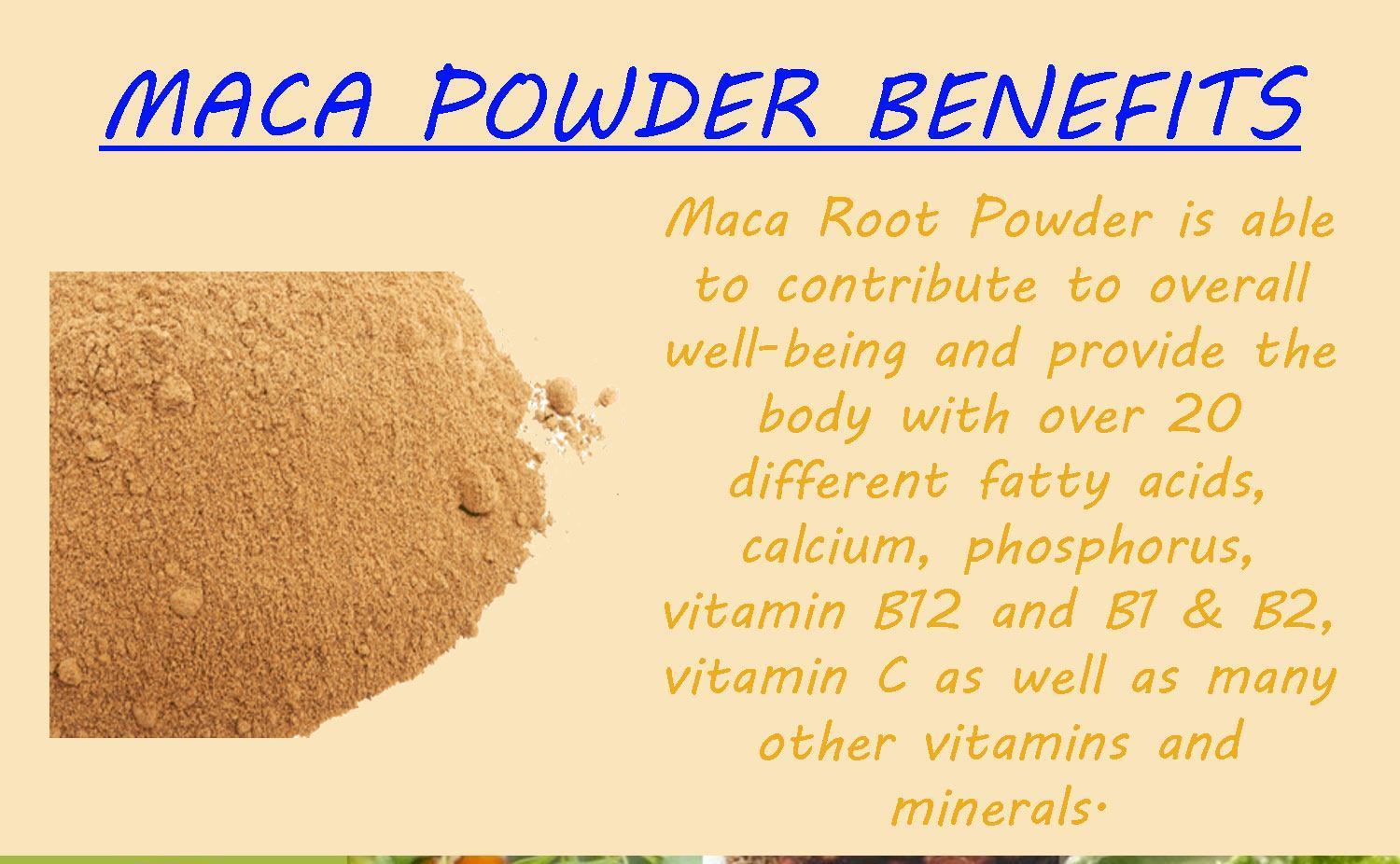 health: fitness benefits you may achieve From Maca Powder what's it?