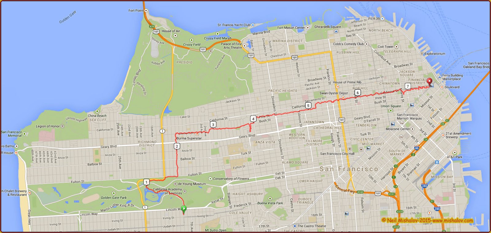 San Francisco Bay Area Photo Blog: San Francisco, from Golden Gate Park ...