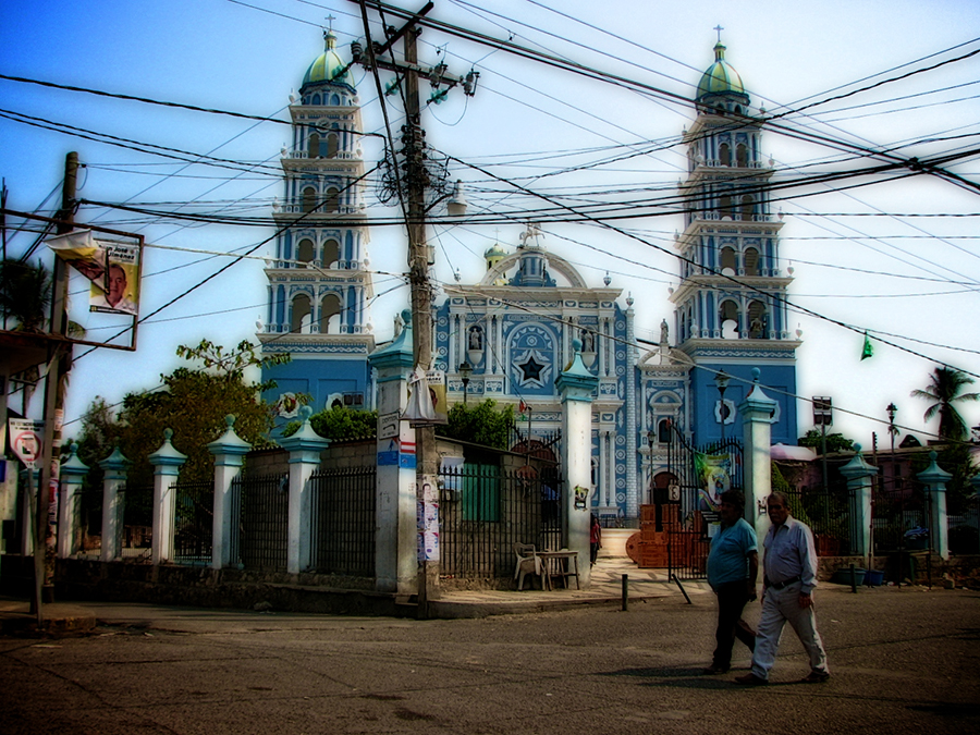 el inefable placer: Paisaje urbano de Ometepec, en la tarde