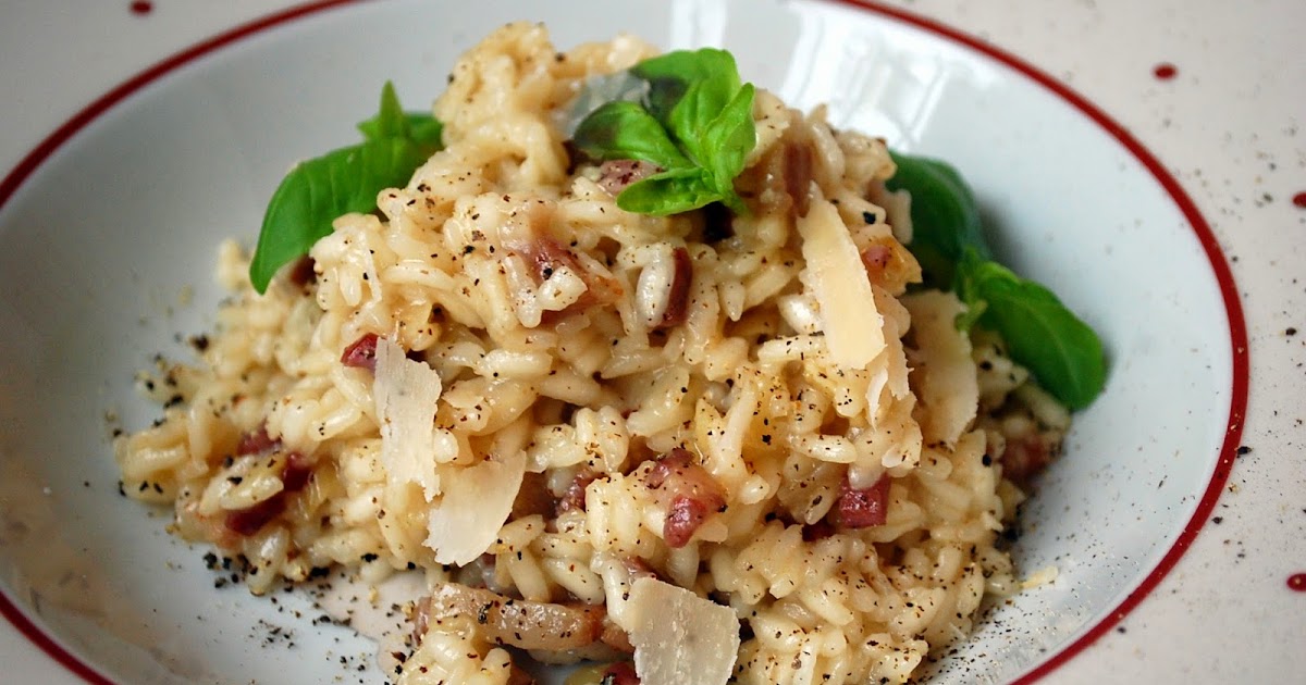 WHITE AND RED ONIONS: Włoskie inspiracje. Risotto z pancettą. Risotto ...