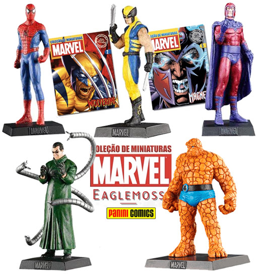 SCANLATOR SHURIKEN: Miniaturas da Marvel chegam oficialmente as bancas!!